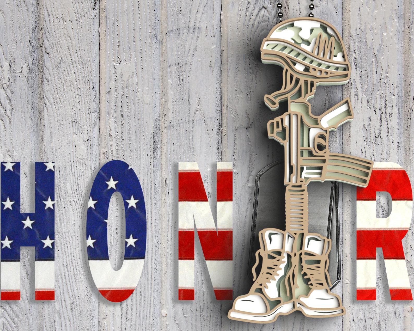 3D Military SVG DXF 4 Layer Army Svg 3D Mandala Svg - Etsy