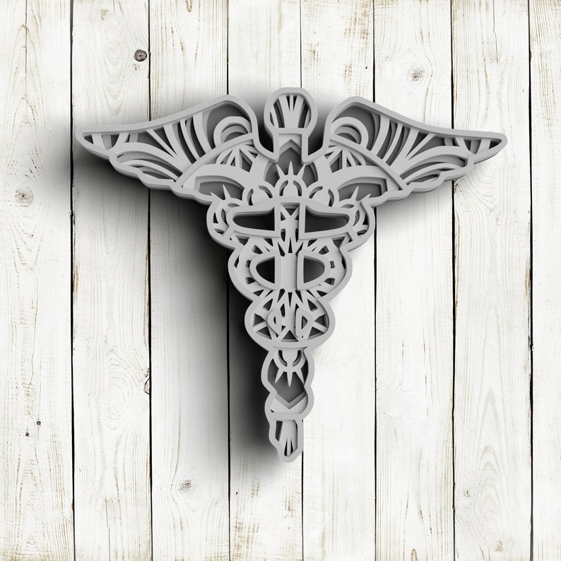 Layered Medical SVG DXF Files for Laser Cut Doctor Svg 3D - Etsy Canada