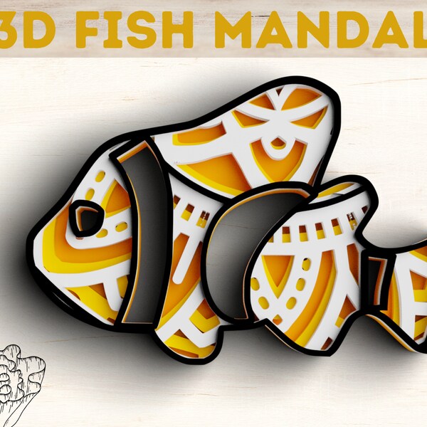 Fish Mandala Svg - Etsy