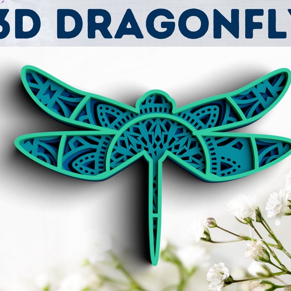 Dragonfly Svg - Etsy