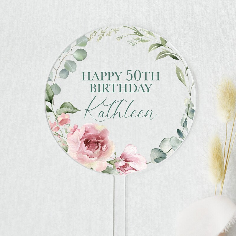 Acrylic Cake Topper - Etsy