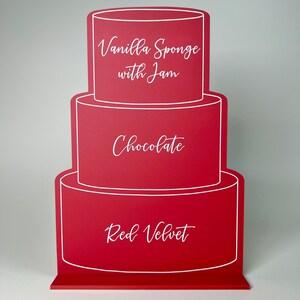 Wedding Cake Sign Cake Flavours Sign Wedding Decor Table Sign - Etsy