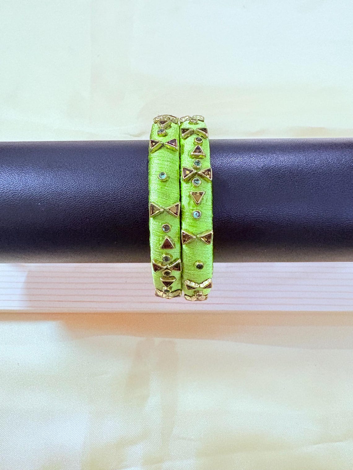 Silk Thread Bangles Set of 2/silk Thread Bangles/ Bangles for Gifting ...