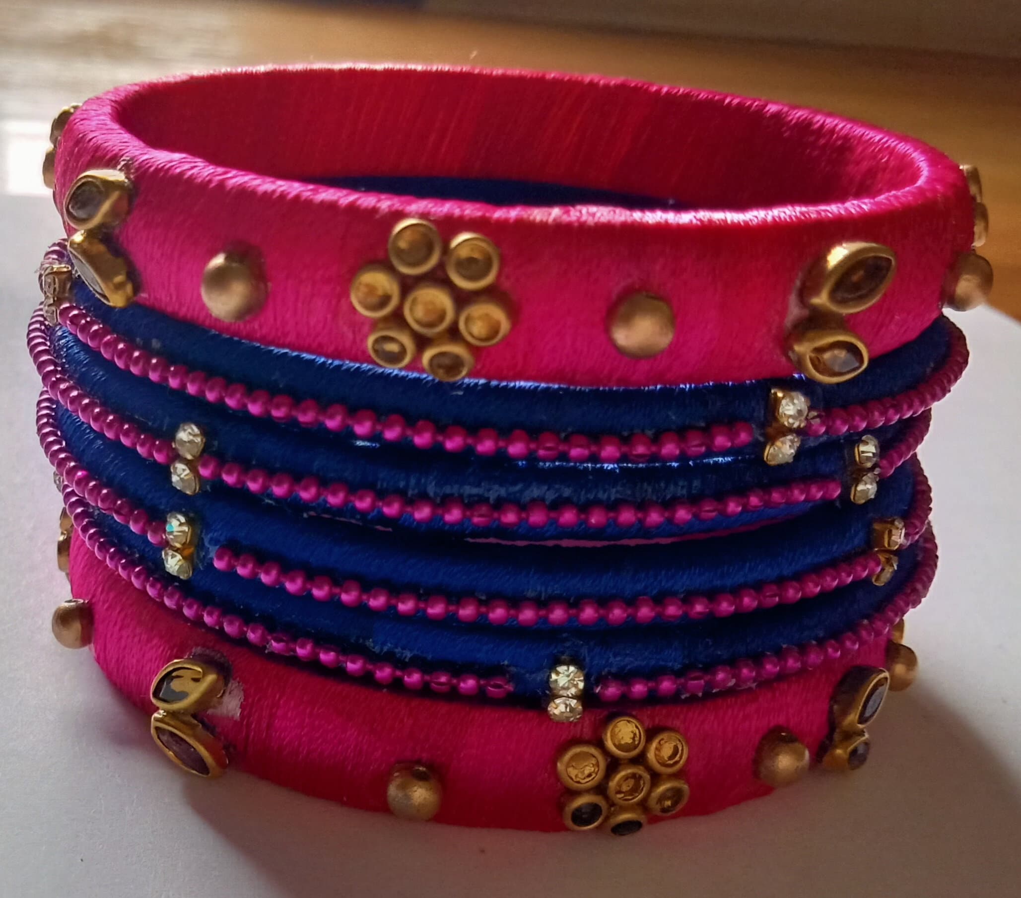 Silk Thread Designer Bangles - Etsy