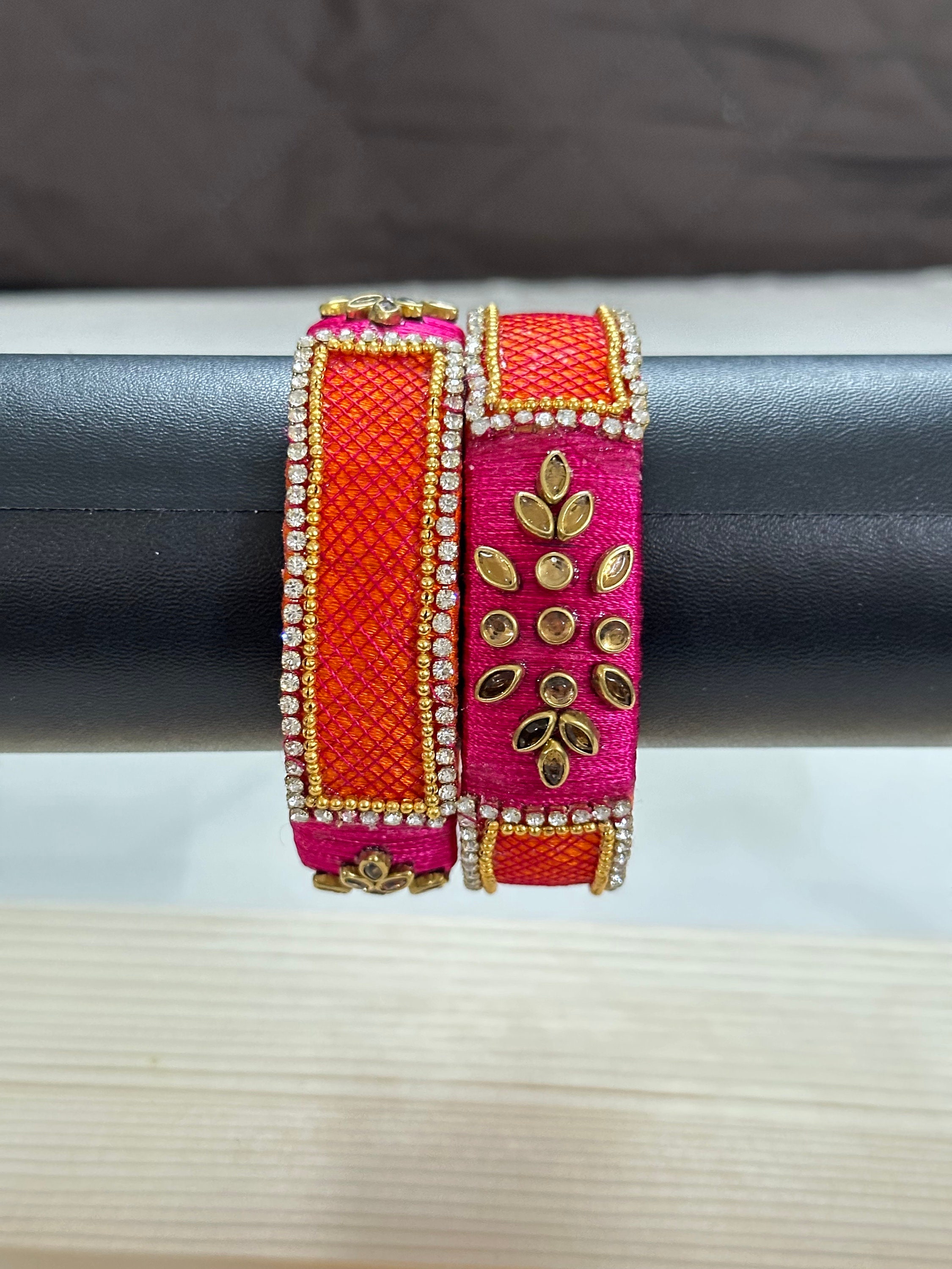 Silk Thread Designer Jewelry Set With Jhumkas / Wedding Jewelry/indian ...