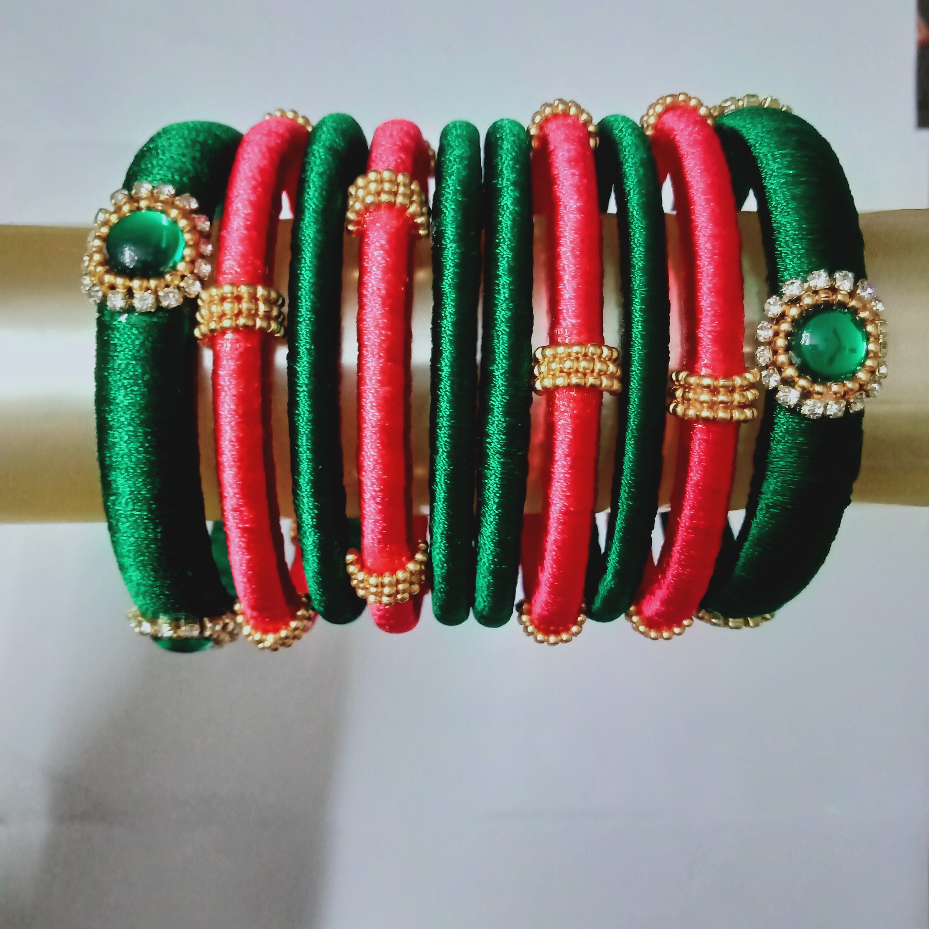 Silk Thread Designer Bangles - Etsy