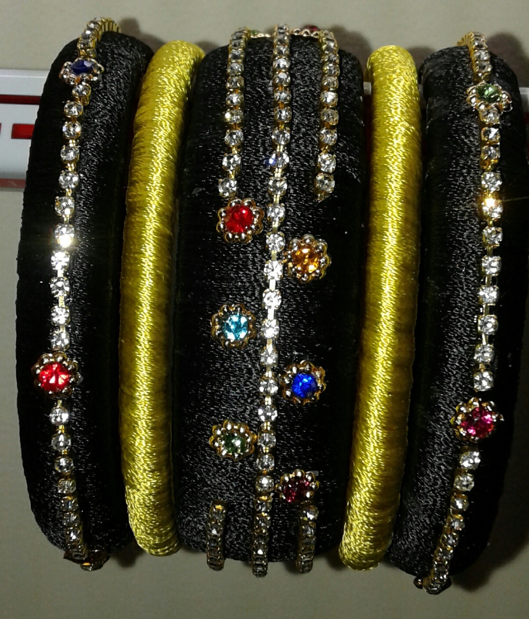 Silk Thread Designer Bangles - Etsy