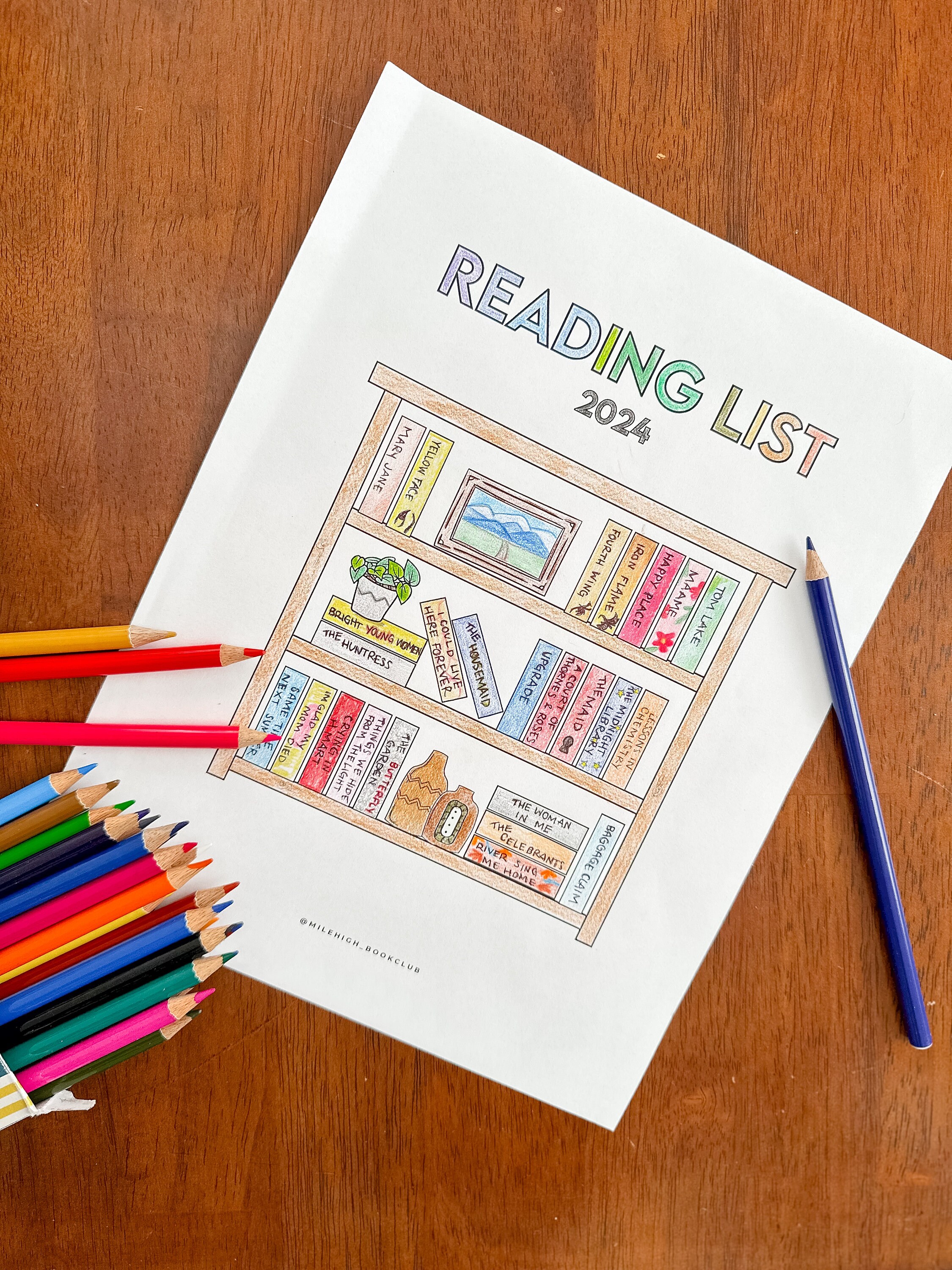 Reading Journal Coloring Page - Etsy