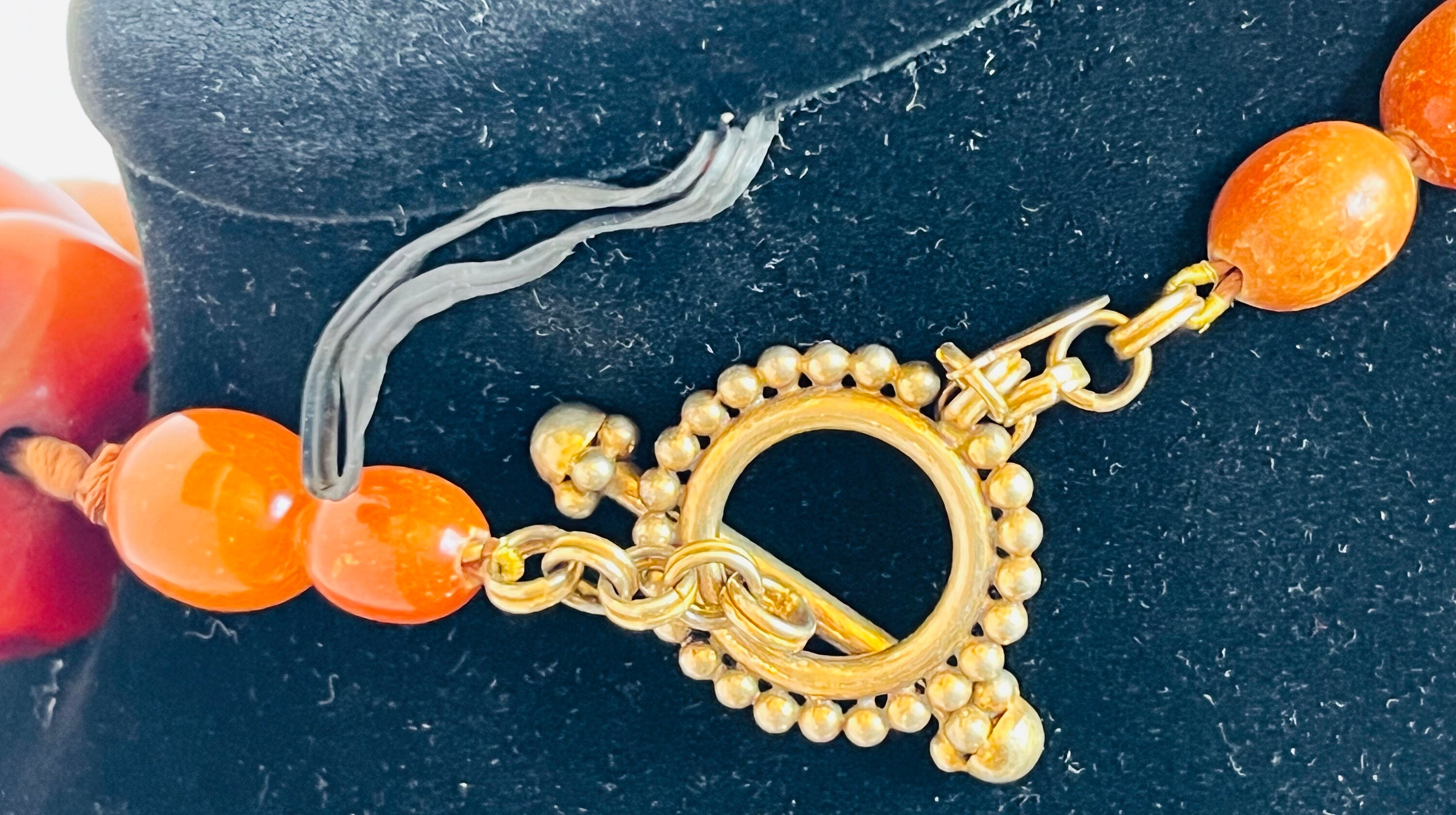 Large Amber Copal Nugget Beaded Necklace - Etsy