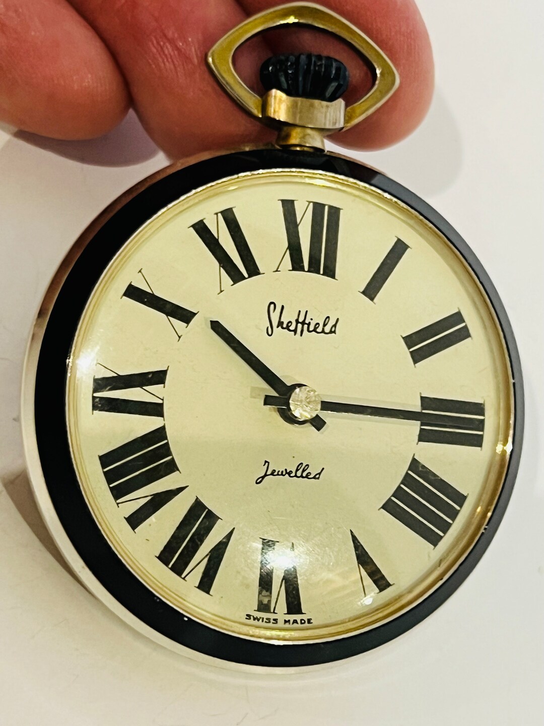Vintage Swiss Made SHEFFIELD Pendant Pocket Watch - Etsy