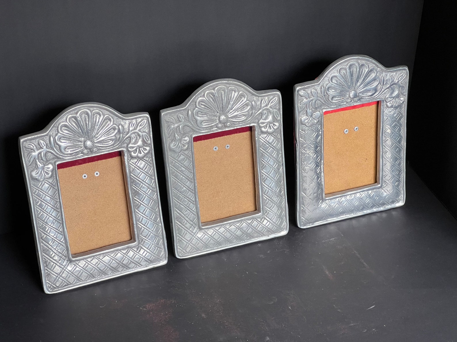Vintage Heavy Silver Picture Frame From Mexico a Set of 3 - Etsy