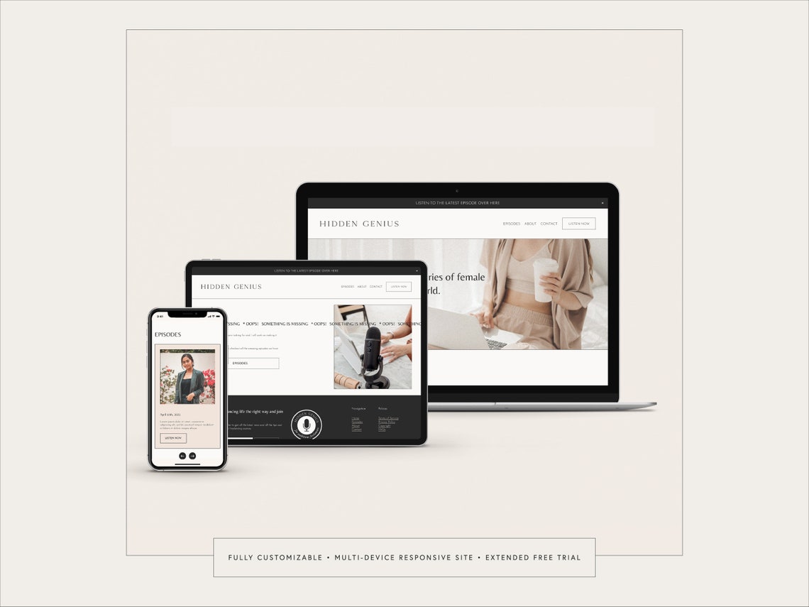 Podcast Squarespace Template: Elevate Your Podcasting Platform With ...