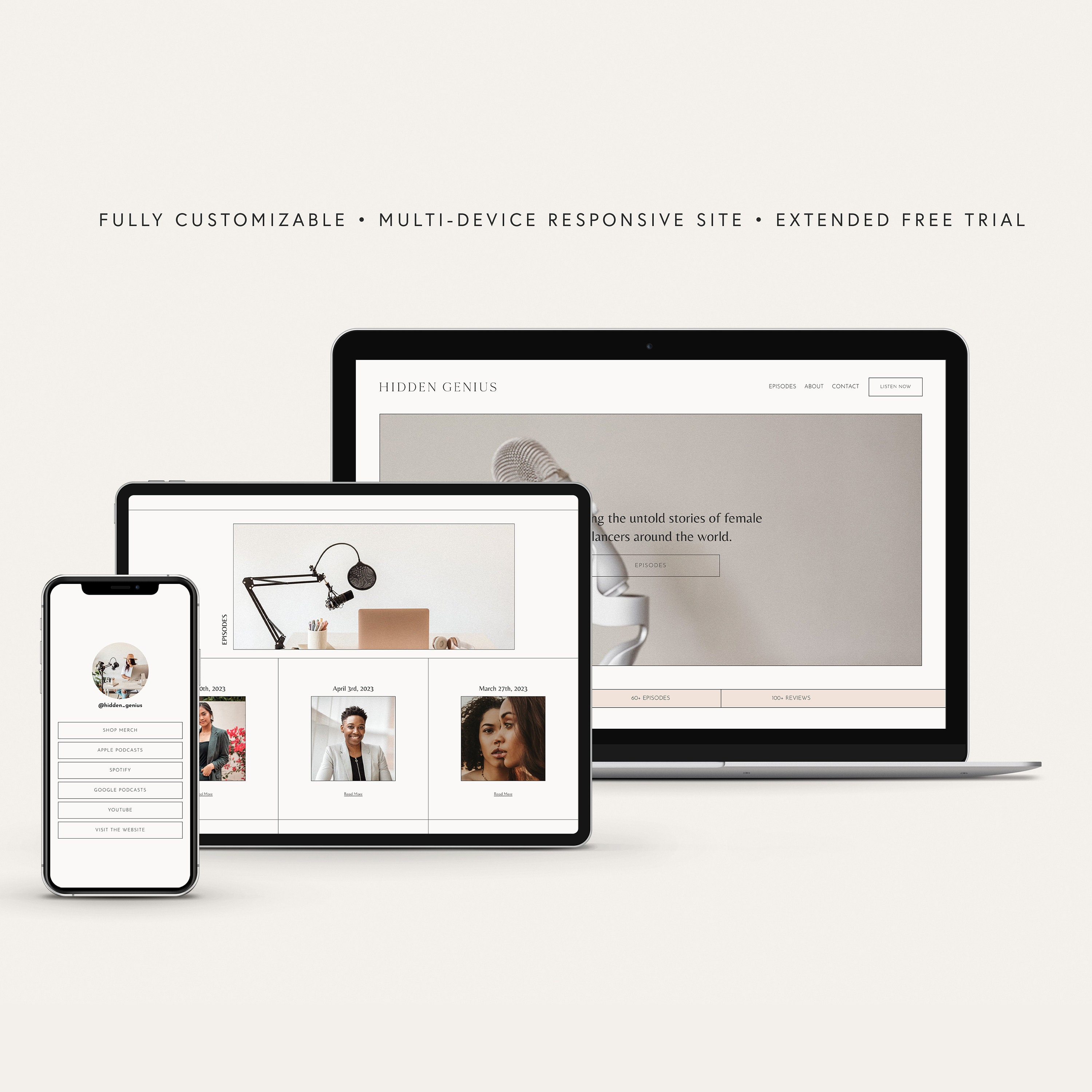 Podcast Squarespace Template: Elevate Your Podcasting Platform With ...