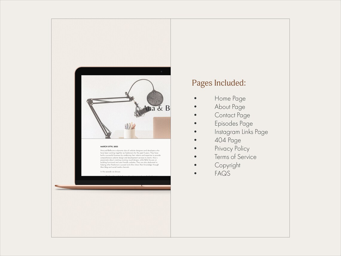 Podcast Squarespace Template: Elevate Your Podcasting Platform With ...