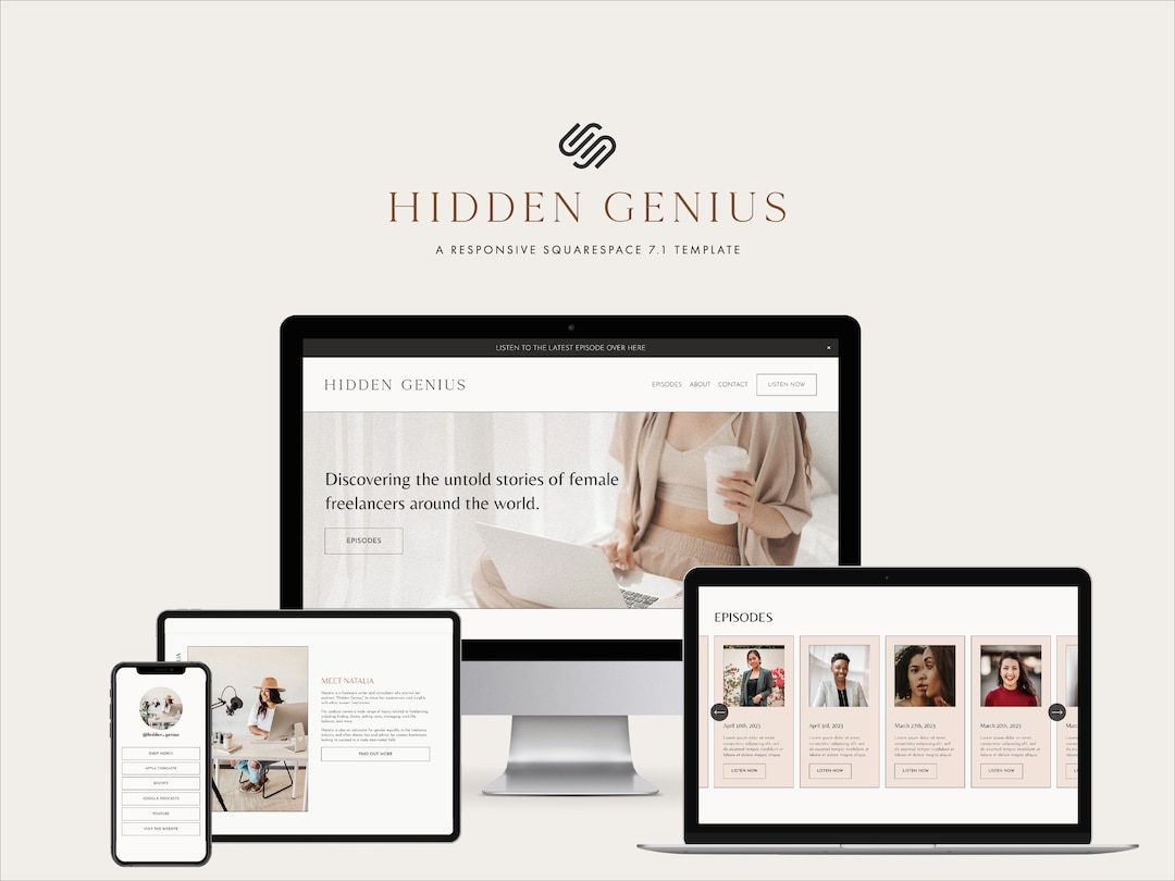 Podcast Squarespace Template: Elevate Your Podcasting Platform With ...