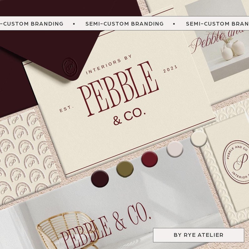 Semi-custom Branding Design: Customise This Unique Branding Kit for ...