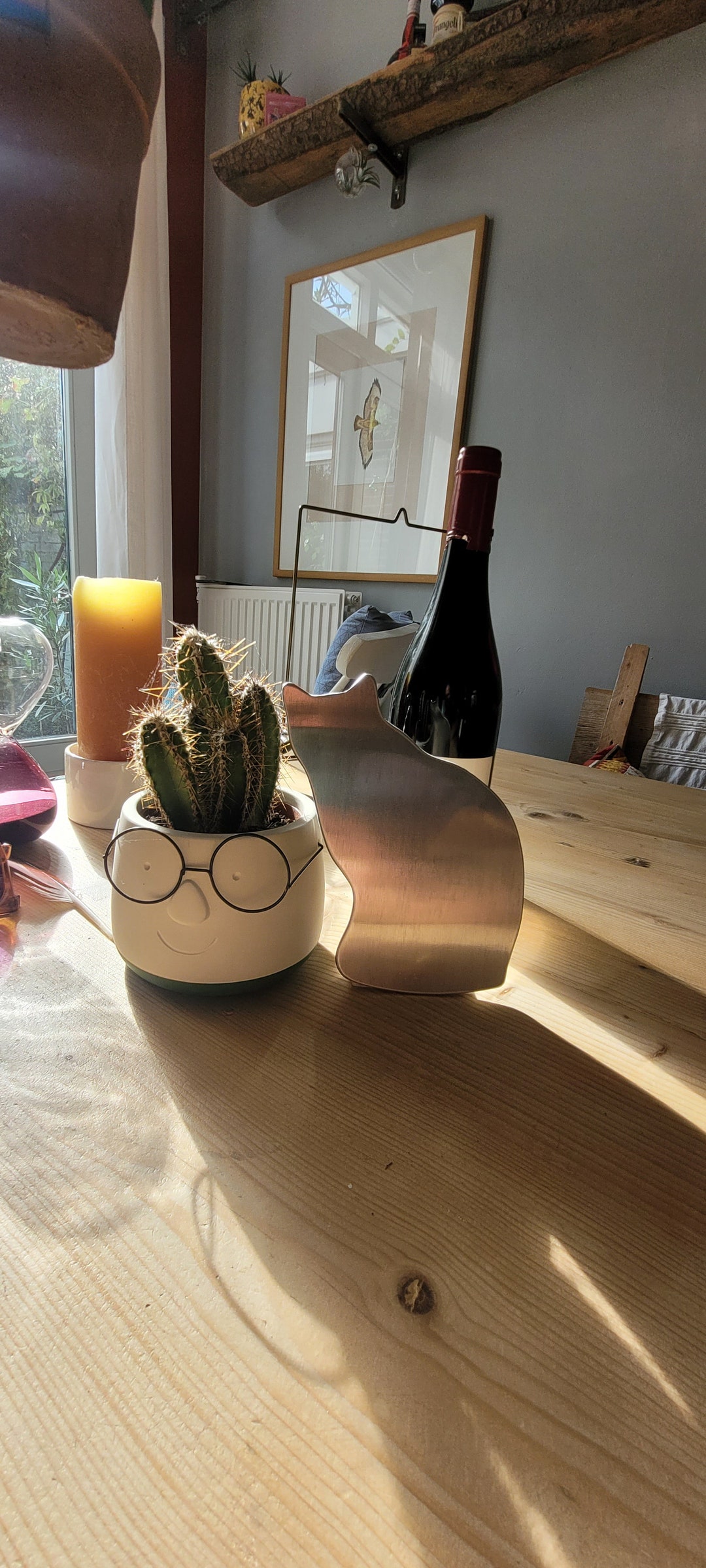 Metallic Cat - Aluminium Craft - Home Decor - Etsy