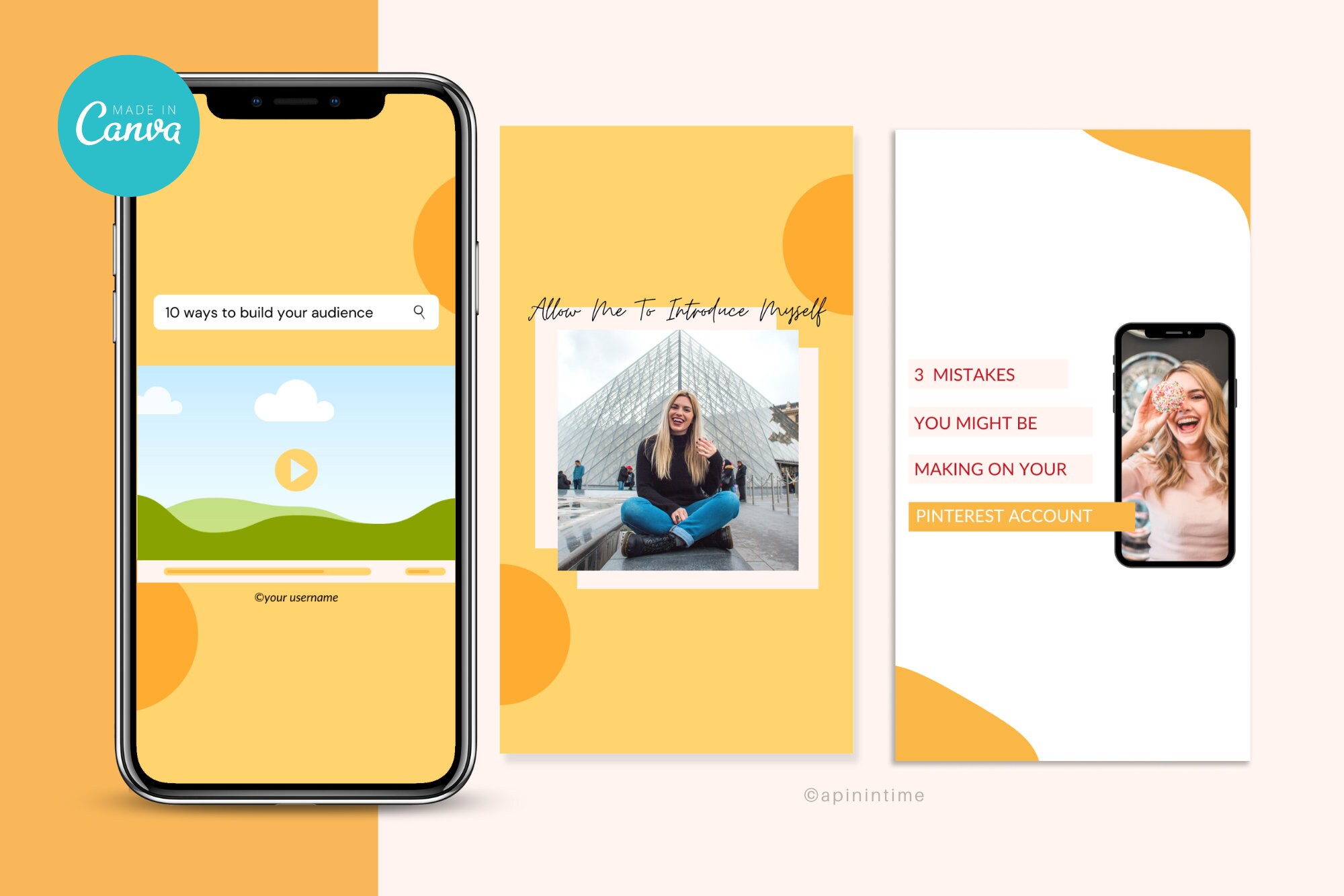 Instagram Reels Cover Canva Templates | Reels Cover Template | IG Reels ...