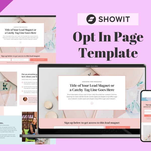 Lead Magnet Template - Etsy