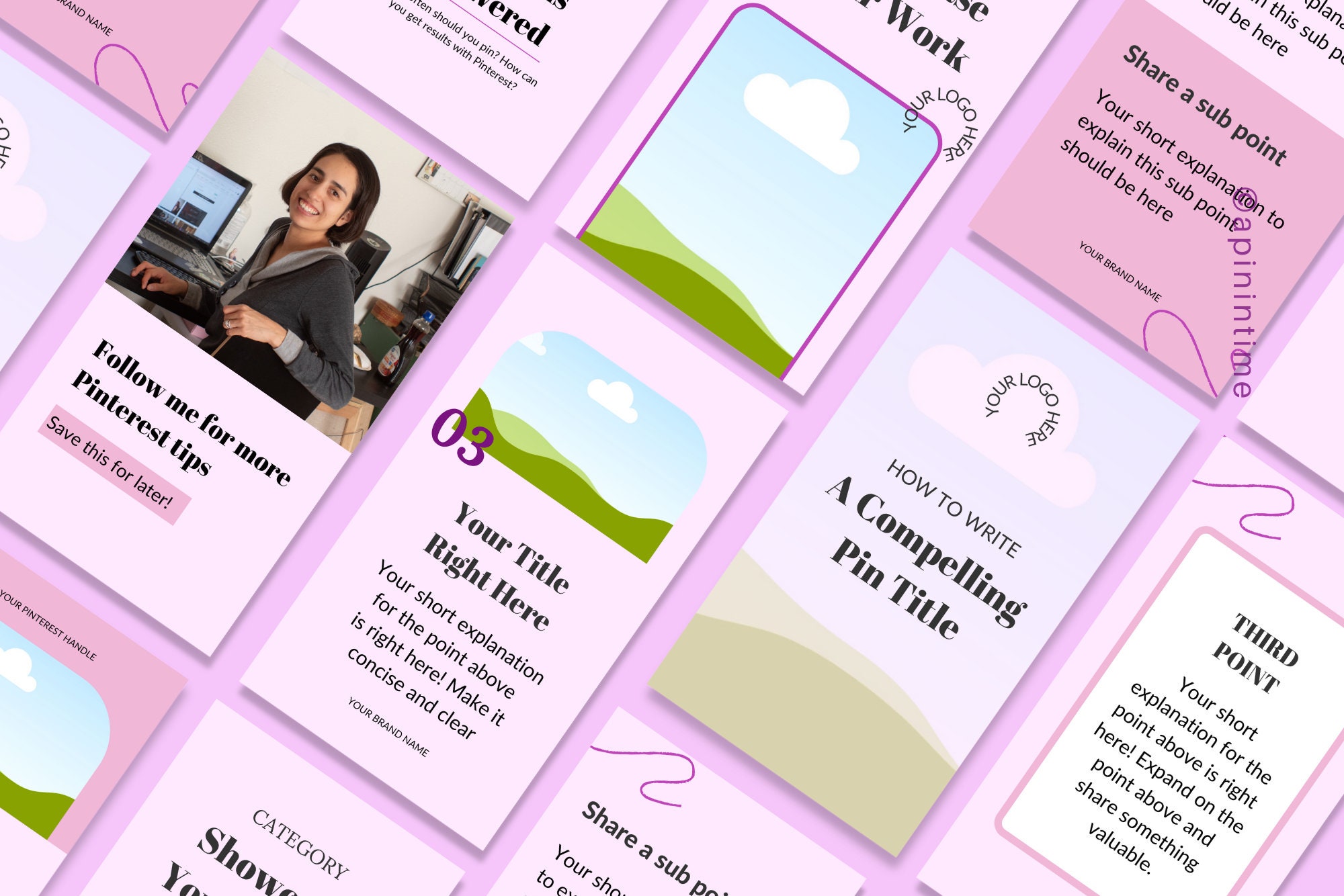 Idea Pin Canva Template Bundle | Customizable Pinterest Idea Pin ...