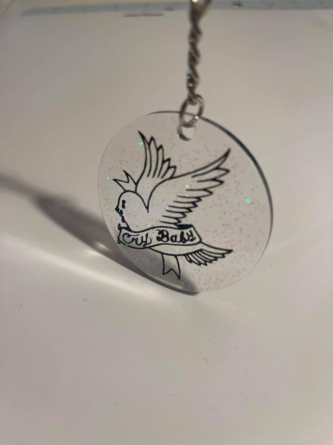 Lil Peep Glitter Keychain - Etsy