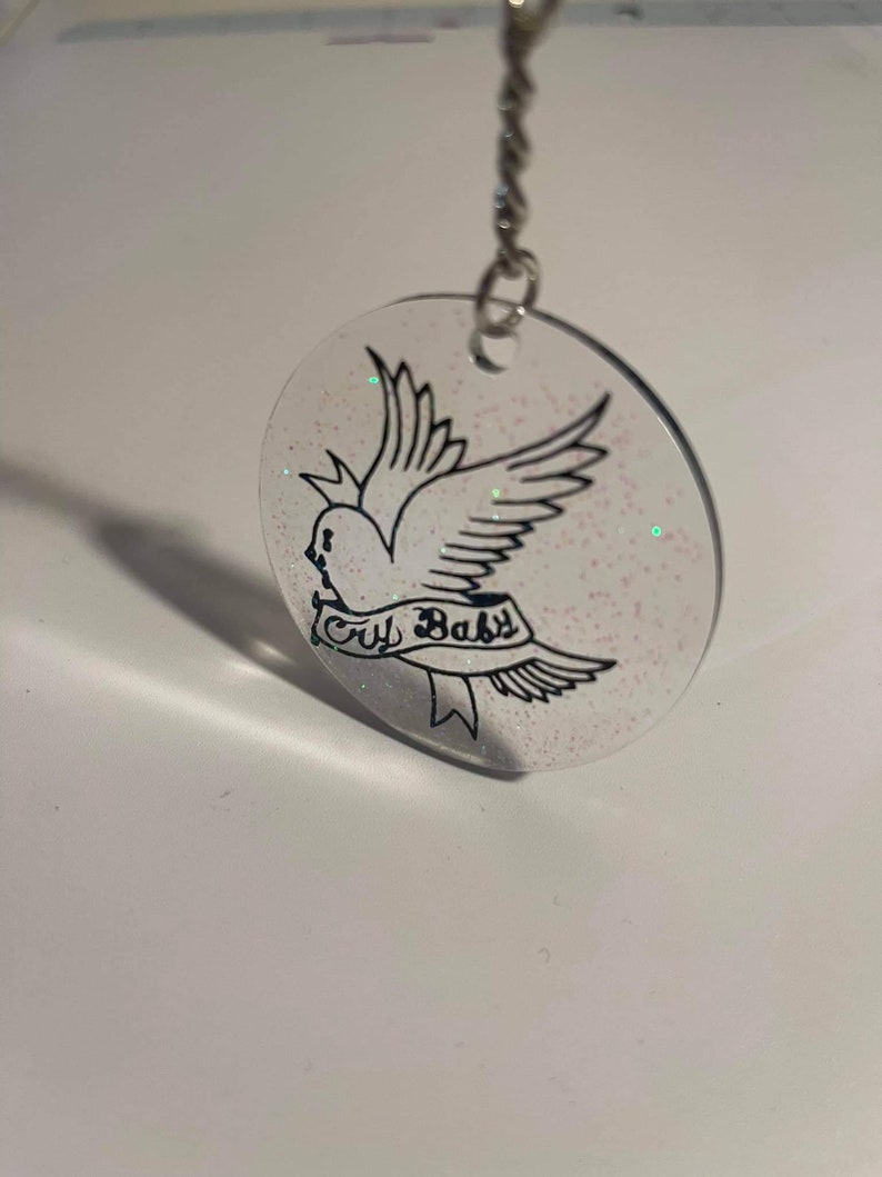 Lil Peep Glitter Keychain - Etsy