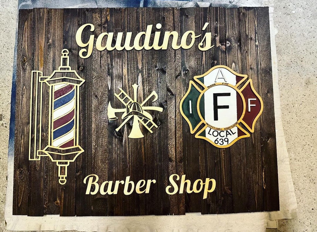Custom Barber Signage - Etsy