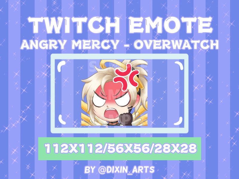 Angry Mercy Emote - Etsy