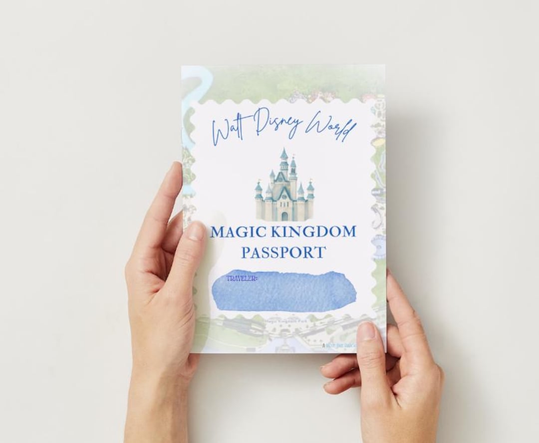 Magic Kingdom Passport - Etsy