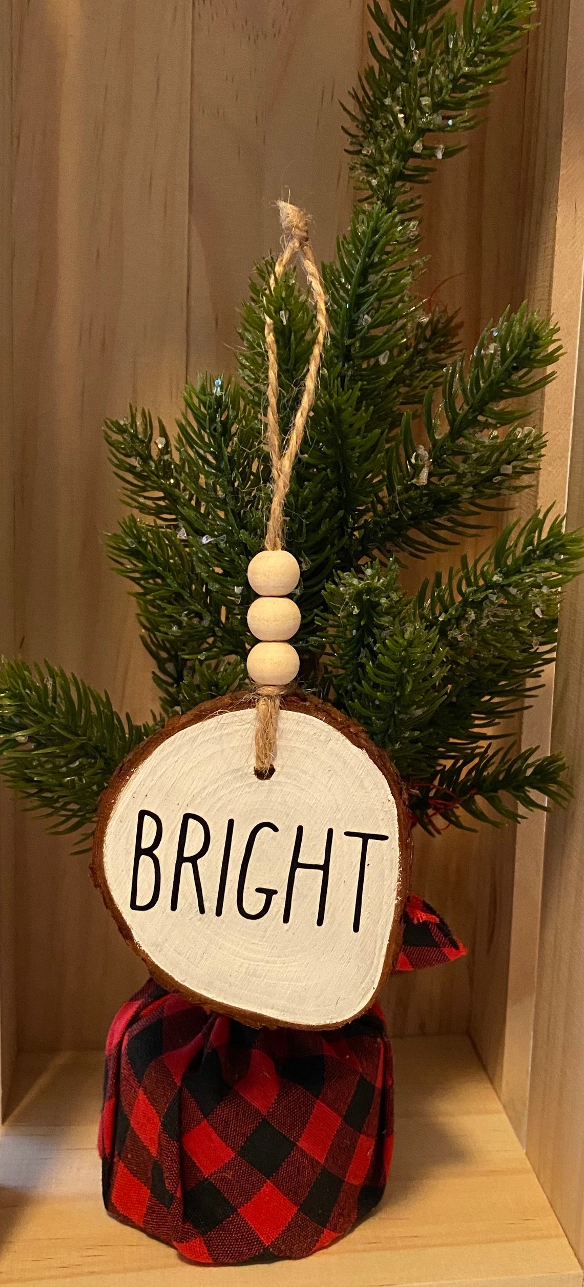 Wooden Christmas Ornaments | Etsy