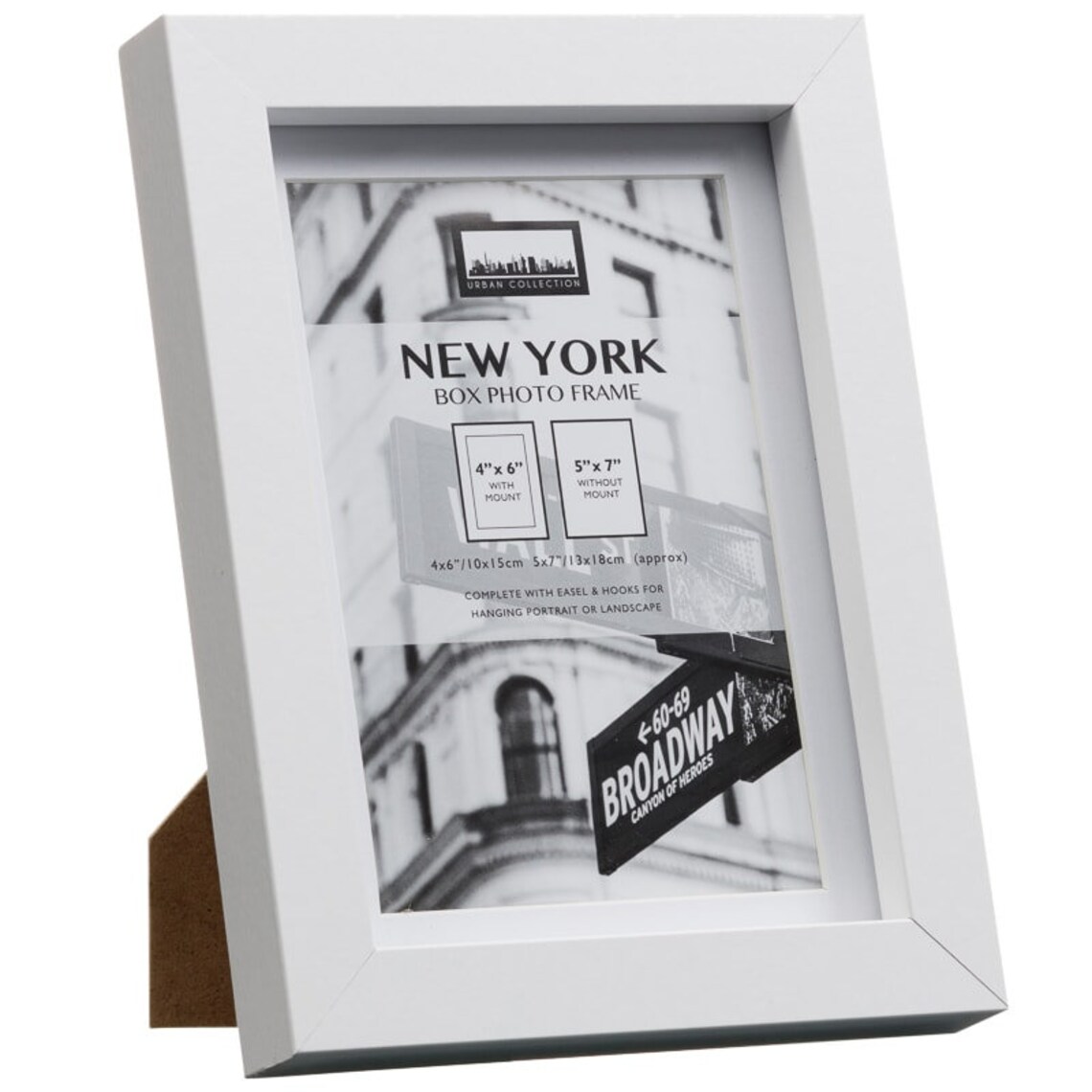 White & Black New York Photo Frame 7"x5" , 6"x4" - Quick Dispatch Free ...