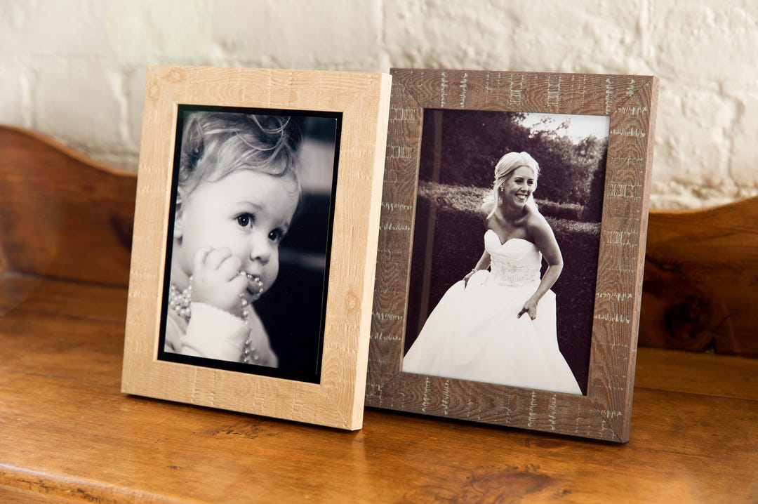 Rustic Heritage Frames Photo Picture Frame Print Custom Frame Brushed ...
