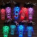 Personalize Rechargeable LED Keychain - Etsy