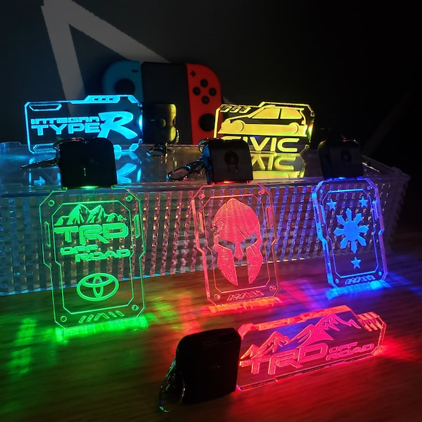 Custom Led Keychain - Etsy