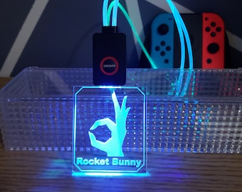 Custom LED Badge Rechargeable Light up Vendor Badge for Sponsor Events ...