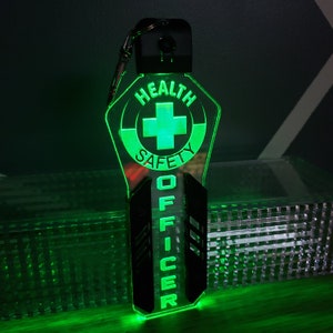 Custom Led Light Keychain/badge - Etsy