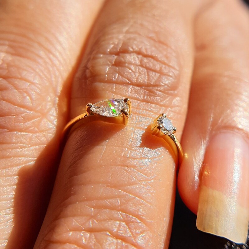 Cuff Ring - Etsy