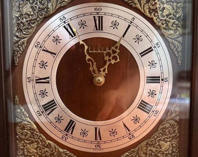 Vintage ELGIN Mantel Clock 1940s-50s GERMANY - Etsy