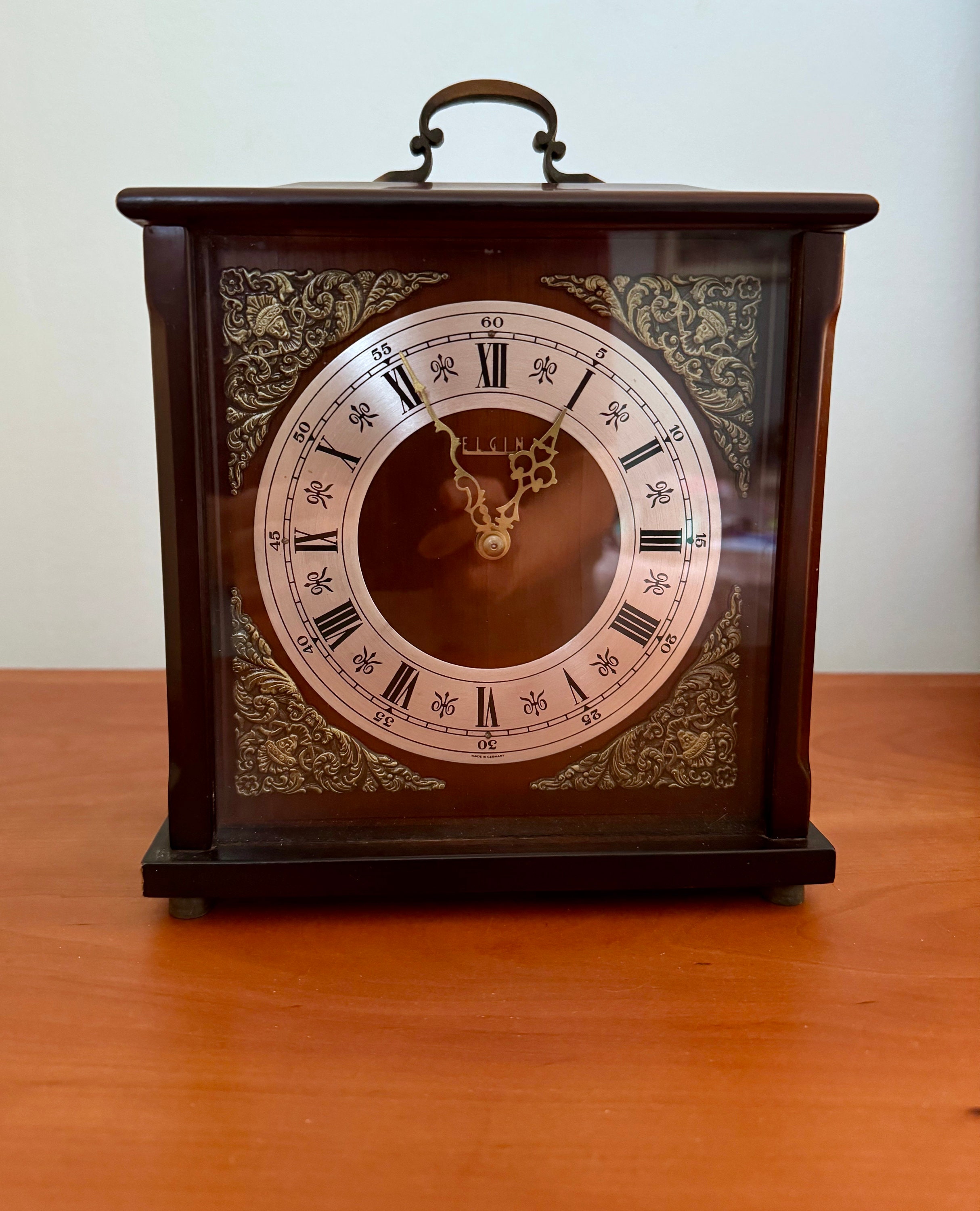 Vintage ELGIN Mantel Clock 1940s-50s GERMANY - Etsy