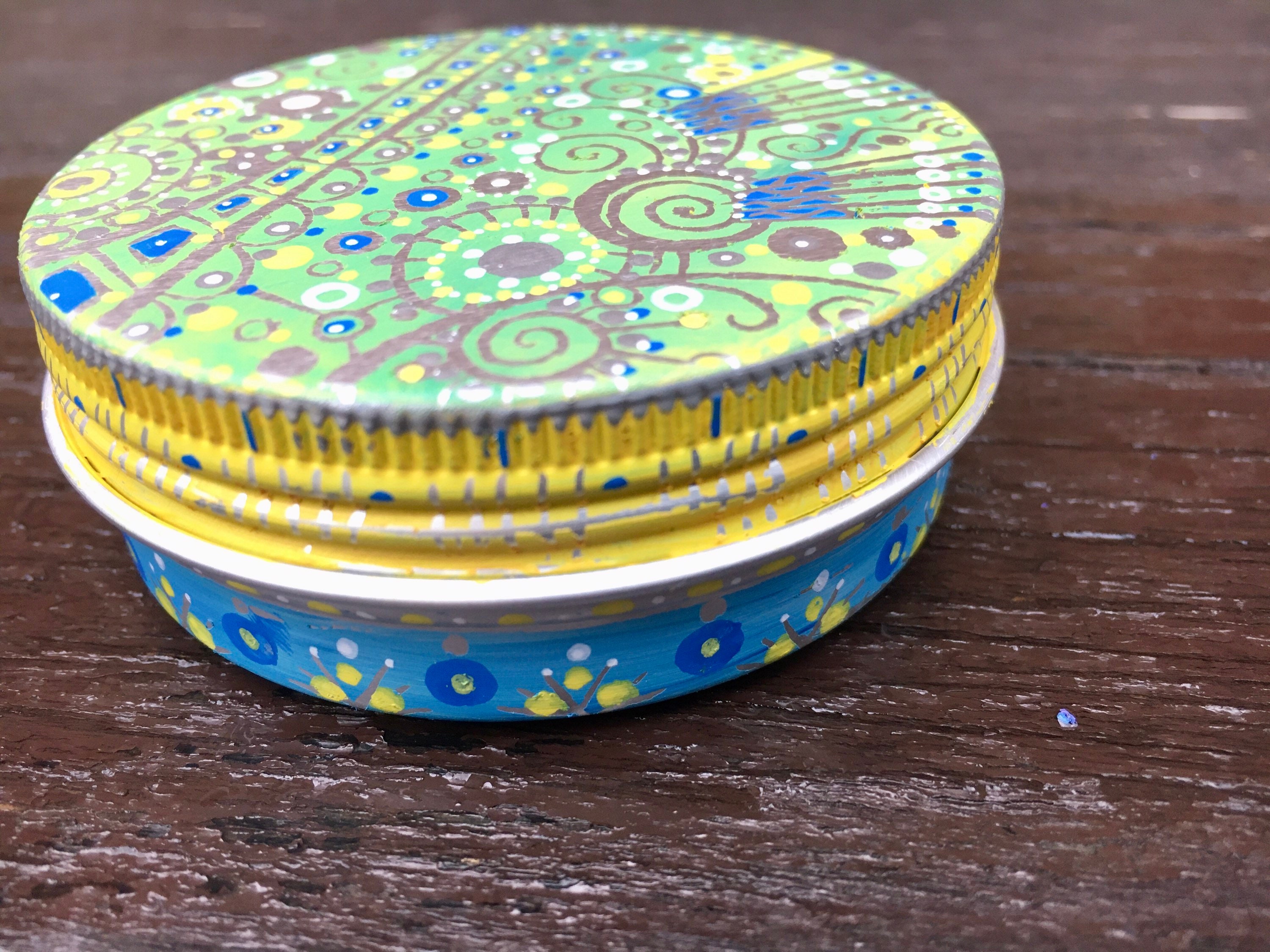 Hand Painted Tin Box Lemon Tree . Useful Gift Idea for - Etsy UK