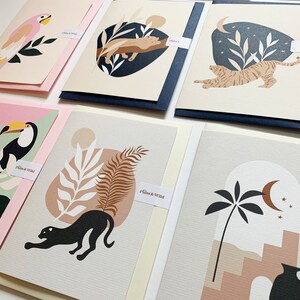 Tropical Bird Greetings Card, Pink Bird Card, Bird Card, Bird Greetings ...