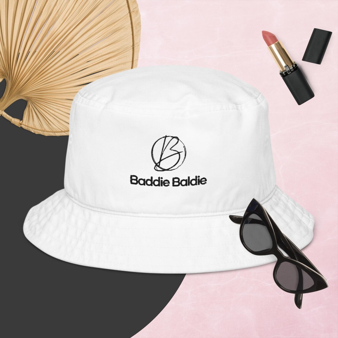 Baddie Baldie Bucket Hat for Bald Women - Etsy
