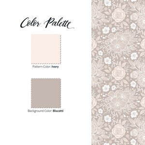 Biscotti Ivory Floral Tie, Beige Wedding Tie, Groom and Groomsmen ...