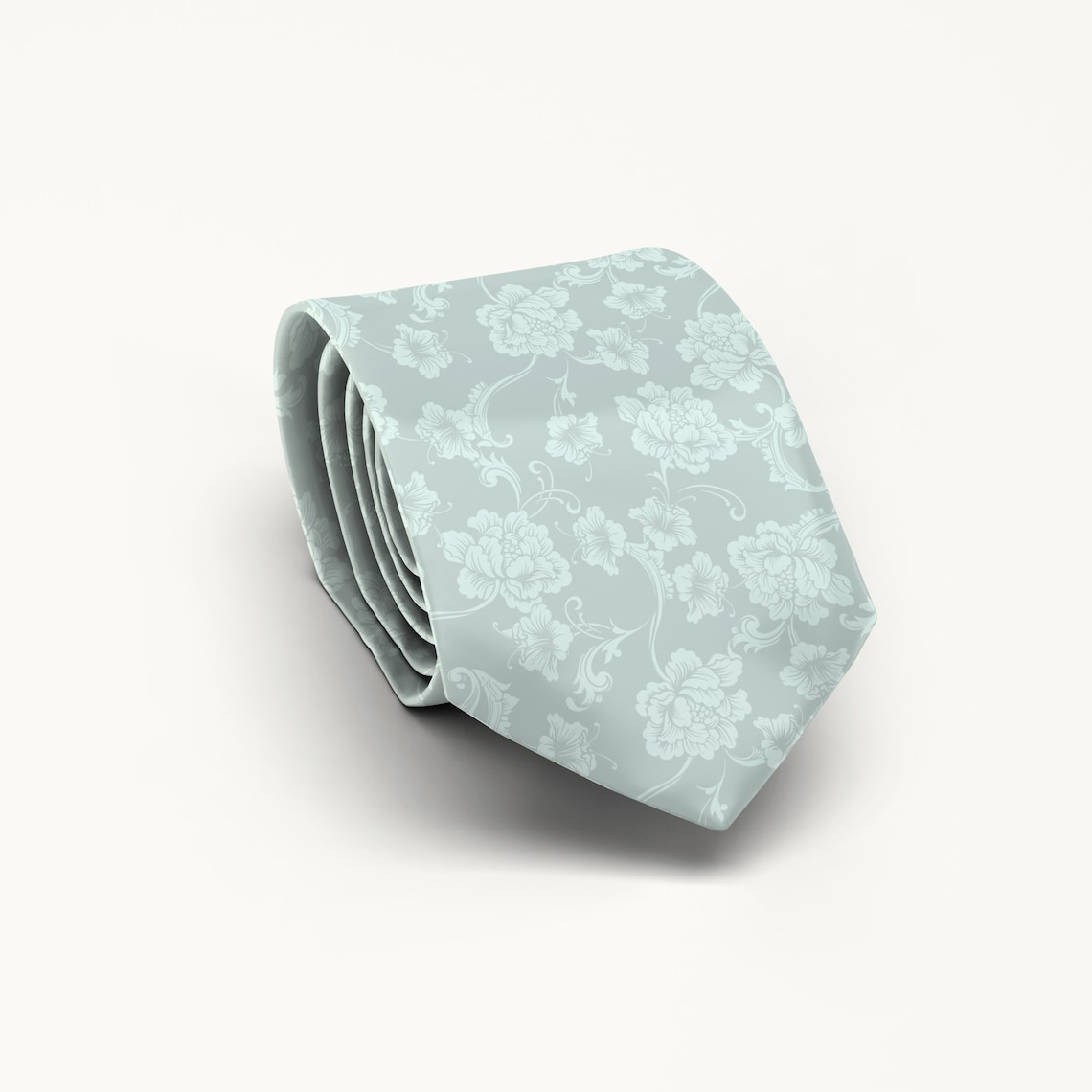 Dusty Sage Necktie, Bow tie Pocket Square Match David’s Bridal “DUST