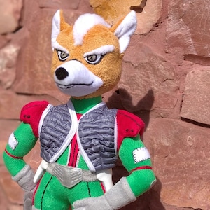 Fox. A Plush Toy Inspired by Fox Mccloud From the Star Fox Video Game ...