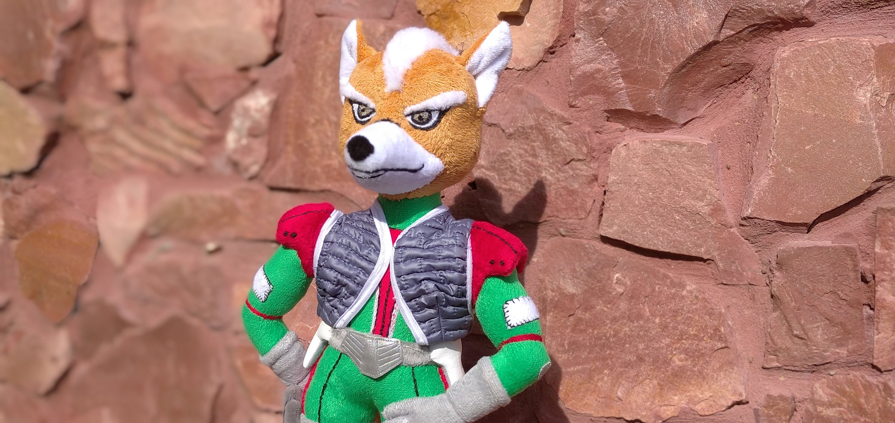 Fox. A plush toy inspired by Fox McCloud from the Star Fox - Etsy España