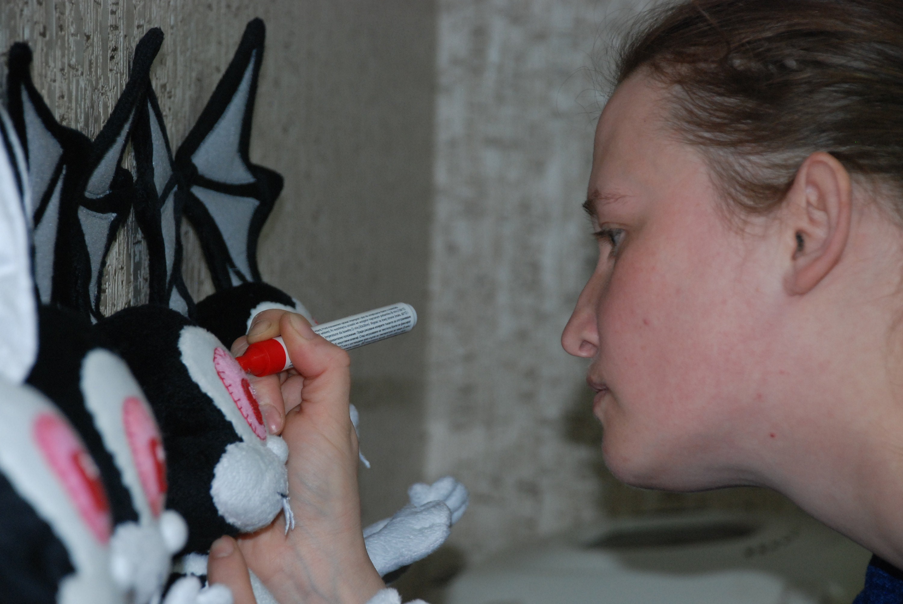 Banicule rabbit vampire. Bunny Bunnicula plush. It is a sample - Etsy ...