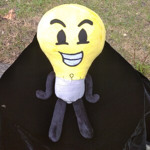 BFDI Toy Plush. Toy Light Bulb Inanimate Insanity. Custom Plush ...