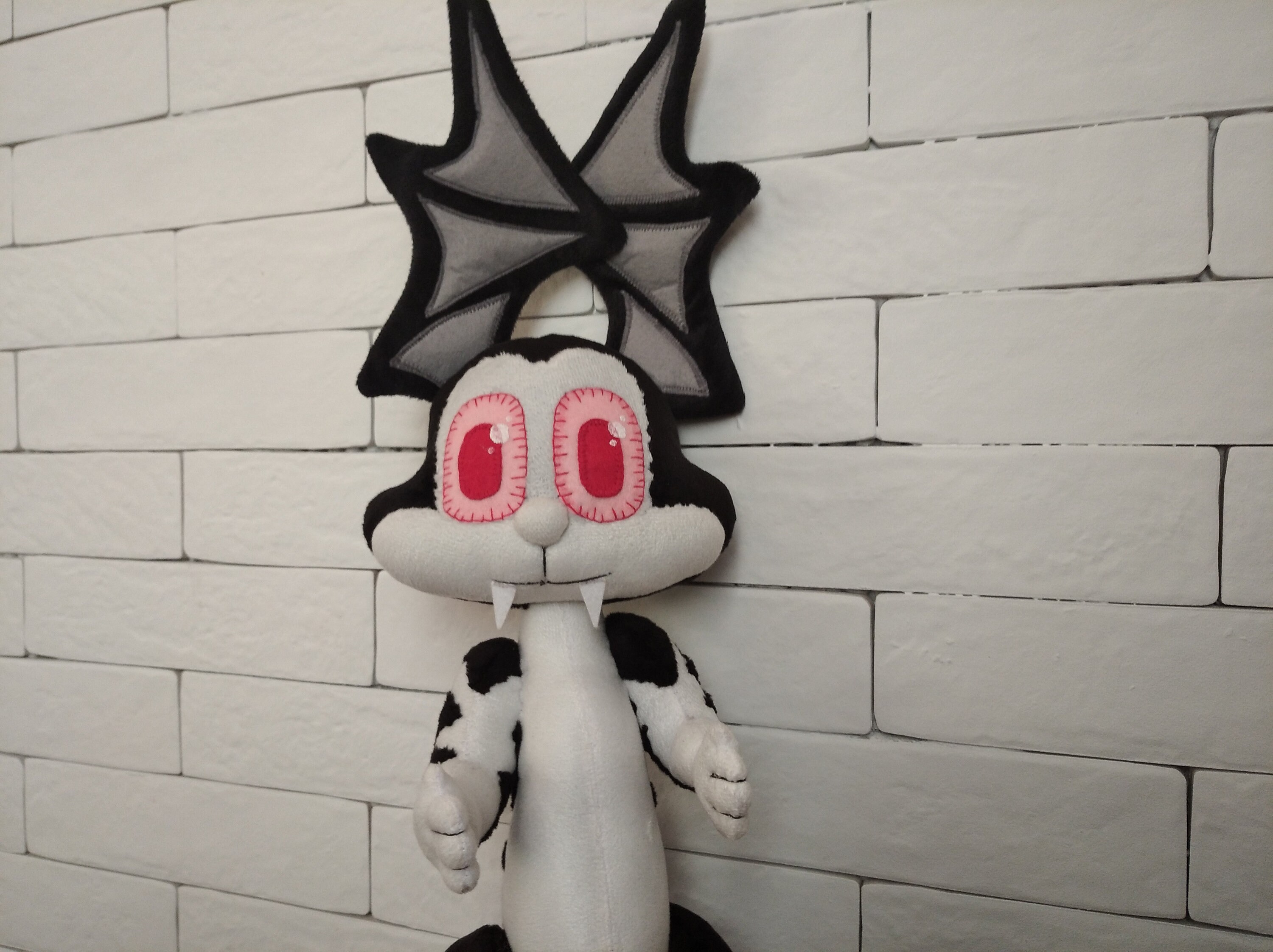 Banicule rabbit vampire. Bunny Bunnicula plush. It is a sample - Etsy ...