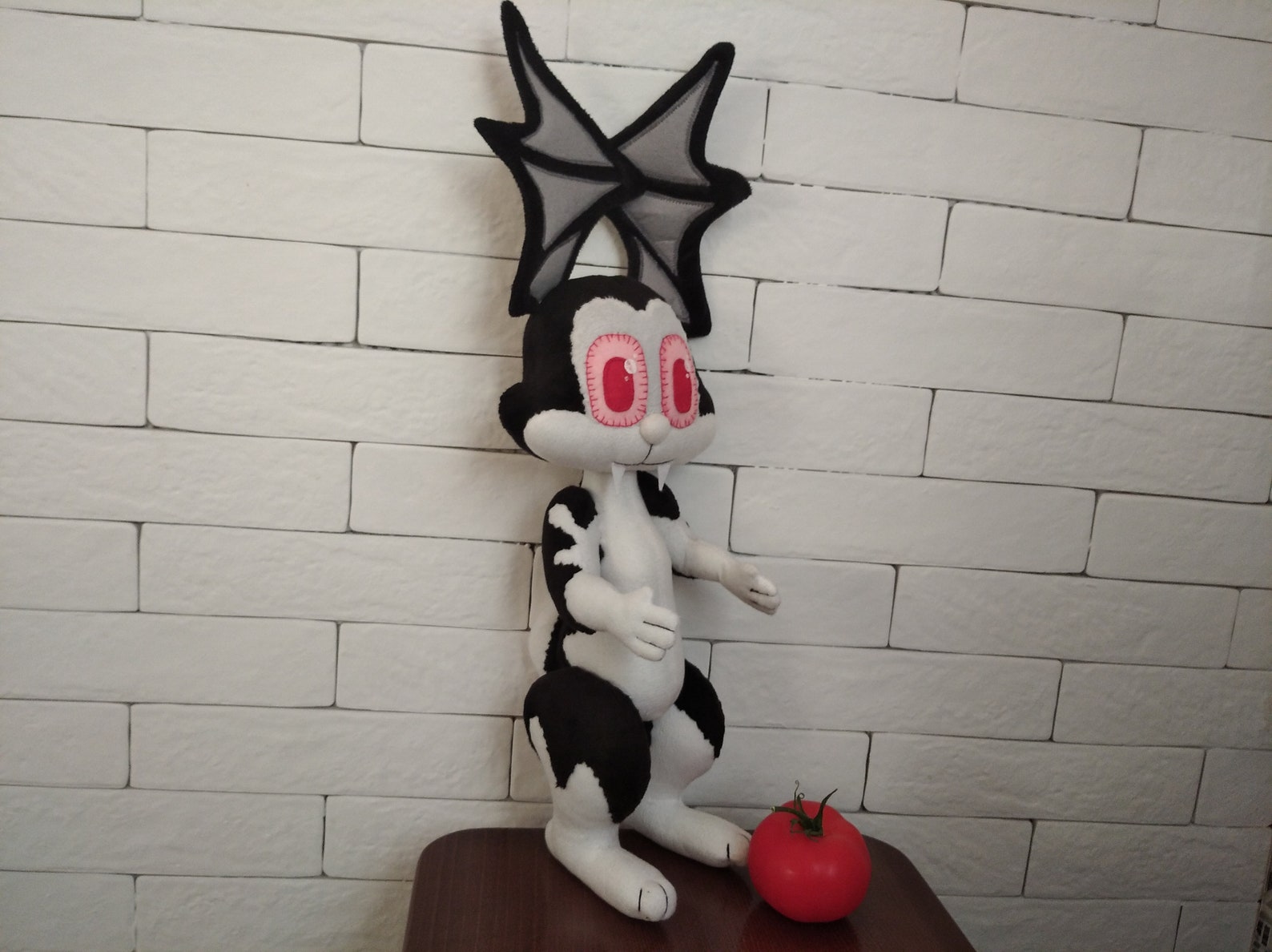 Banicule rabbit vampire. Bunny Bunnicula plush. It is a sample - Etsy ...